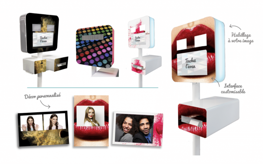 Borne photo selfie - photomaton en location | ML Locations